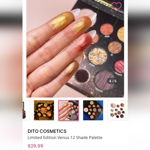 DITO cosmetics | Makeup | Dito Cosmetics Limited Edition Venus 2 Pan ...